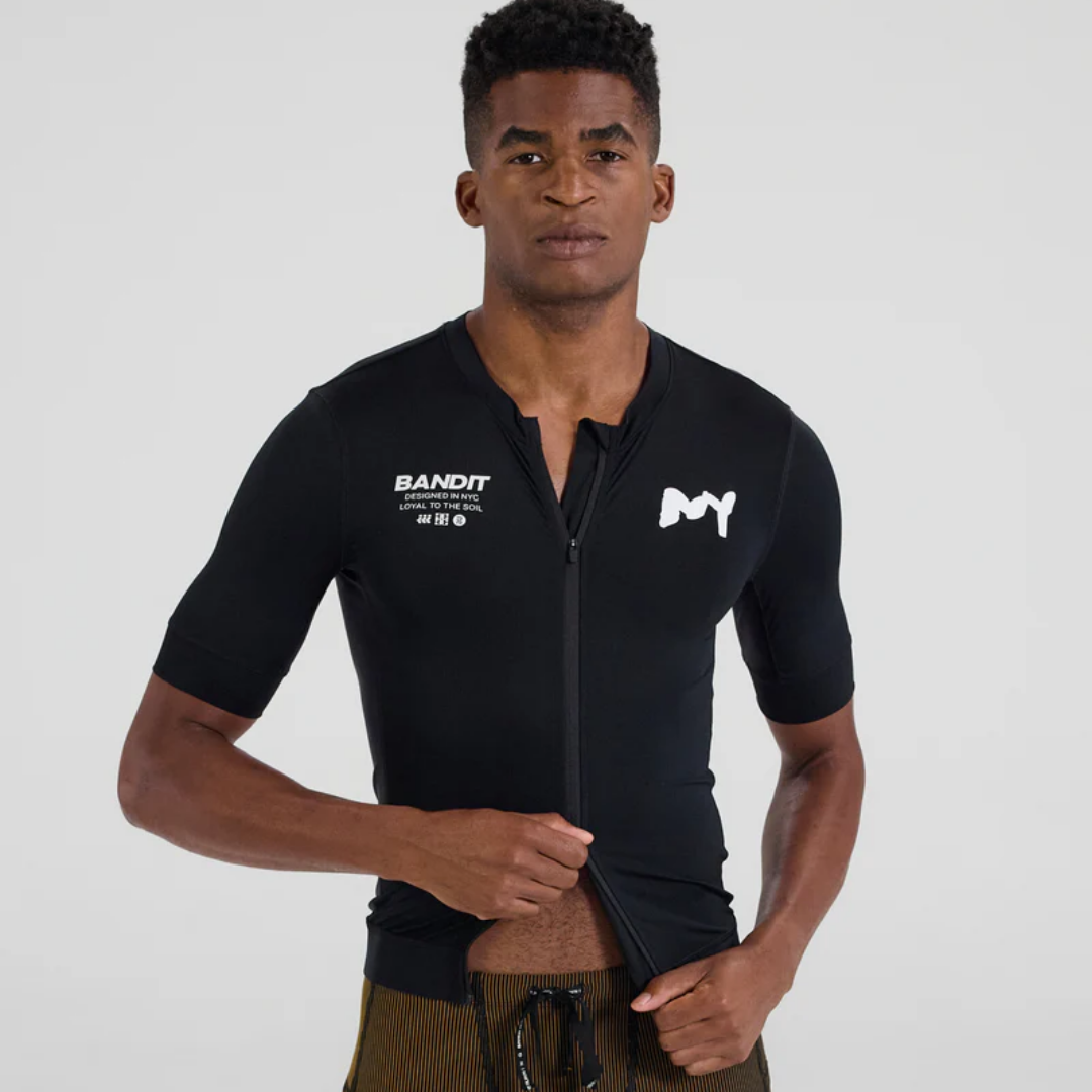 Bandit Men's Ares Two-Way Zip Performance Tee – Run Parlour